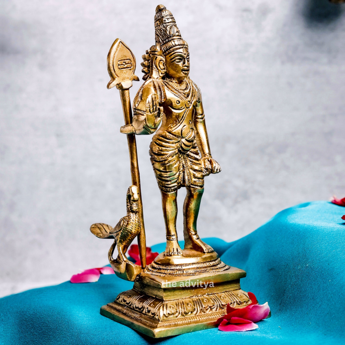 The Advitya | Lord Kartikeya With Peacock | Kartikey