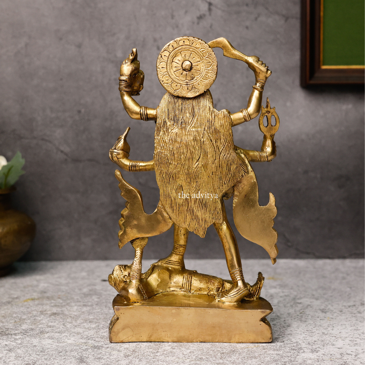 The Advitya | Brass Maa Kali Statue | Kali Mata Statue