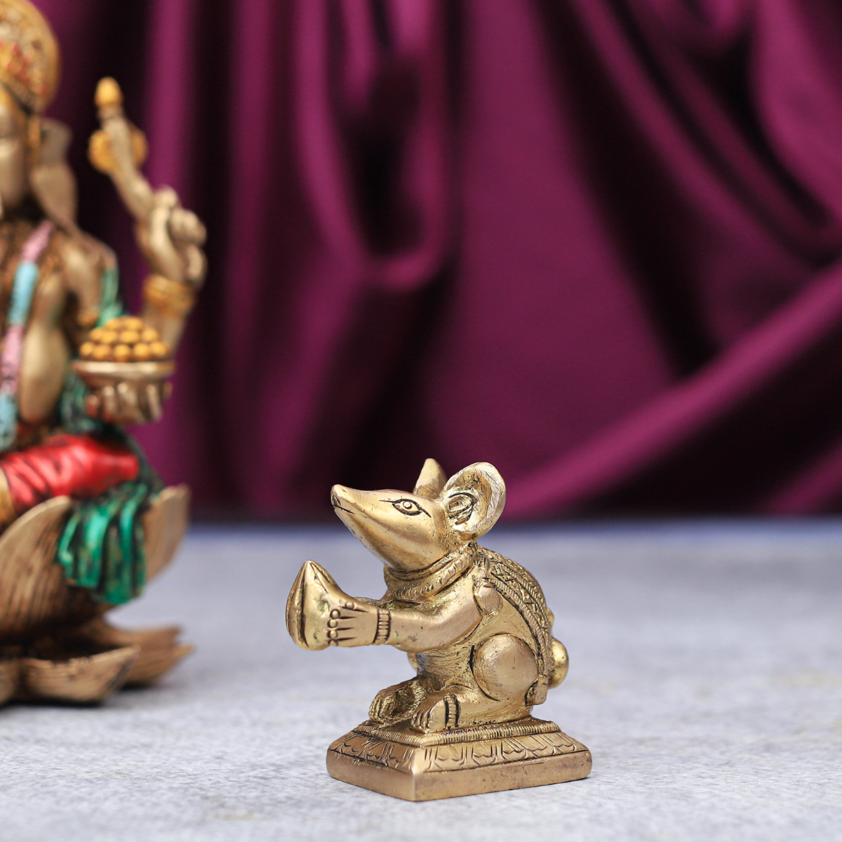 The Advitya | Lord Ganesha Vahana-Mouse | Ganesha Vahana