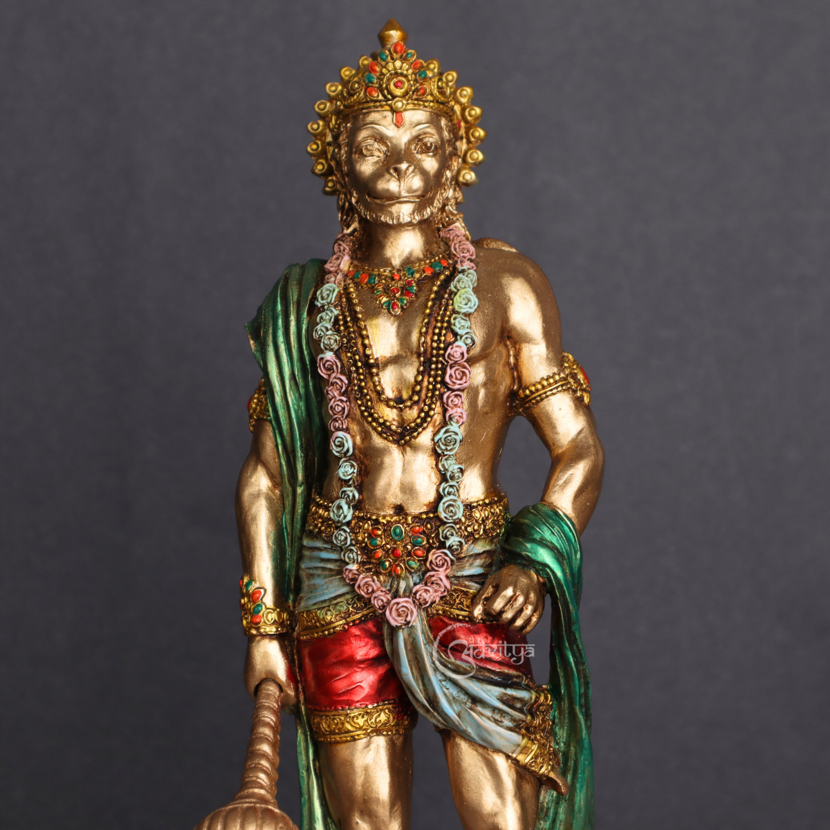 The Advitya | Resin Standing Hanuman Statue