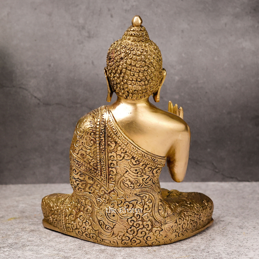 Authentic Brass Protection Buddha Statue for Vastu & Feng Shui – The ...