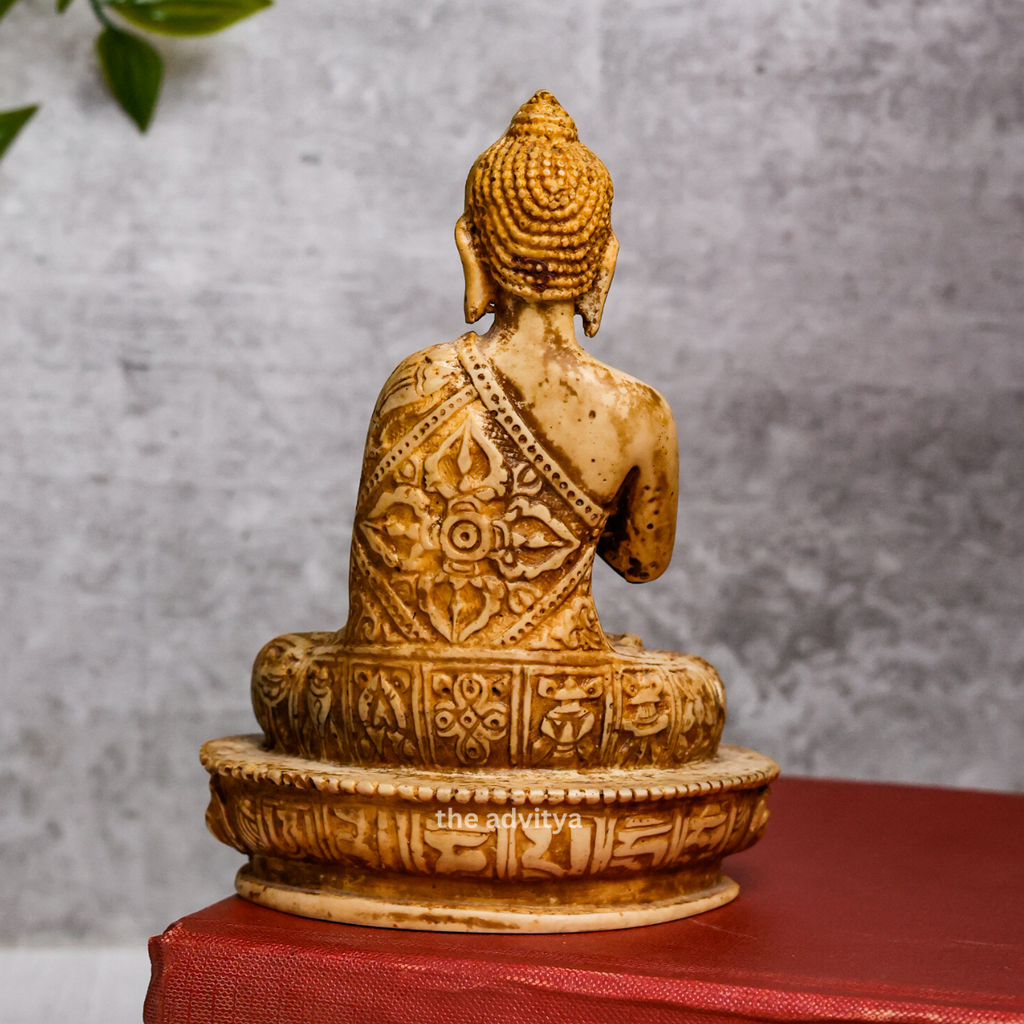 The Advitya | Resin Brown Buddha | Buddha